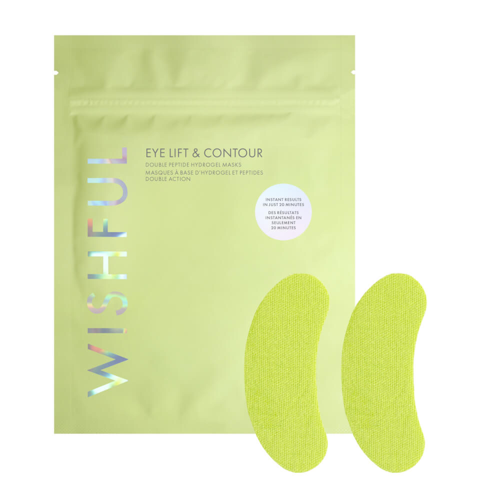 Huda Beauty- WISHFUL EYE LIFT & CONTOUR DOUBLE PEPTIDE HYDROGEL MASKS ...